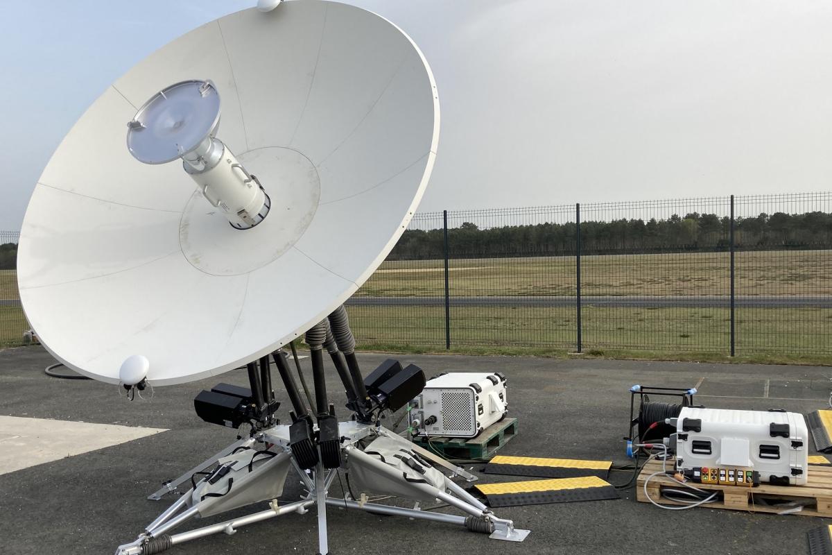 ARES (formerly IRIS), Mobile Tracking Antenna for Space - SafranSafran ...